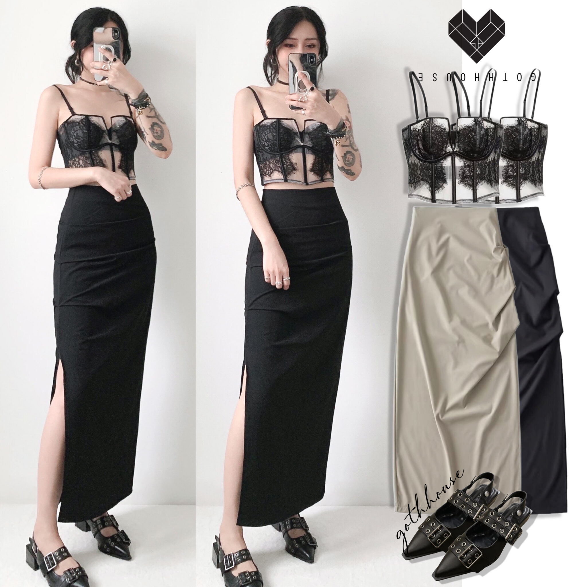 French Lace Bralette - GOTHHOUSE